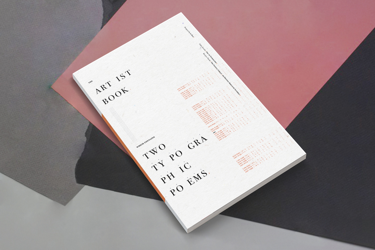 The Artist‘s Book which Contains Two Typographic Poems — Li Han