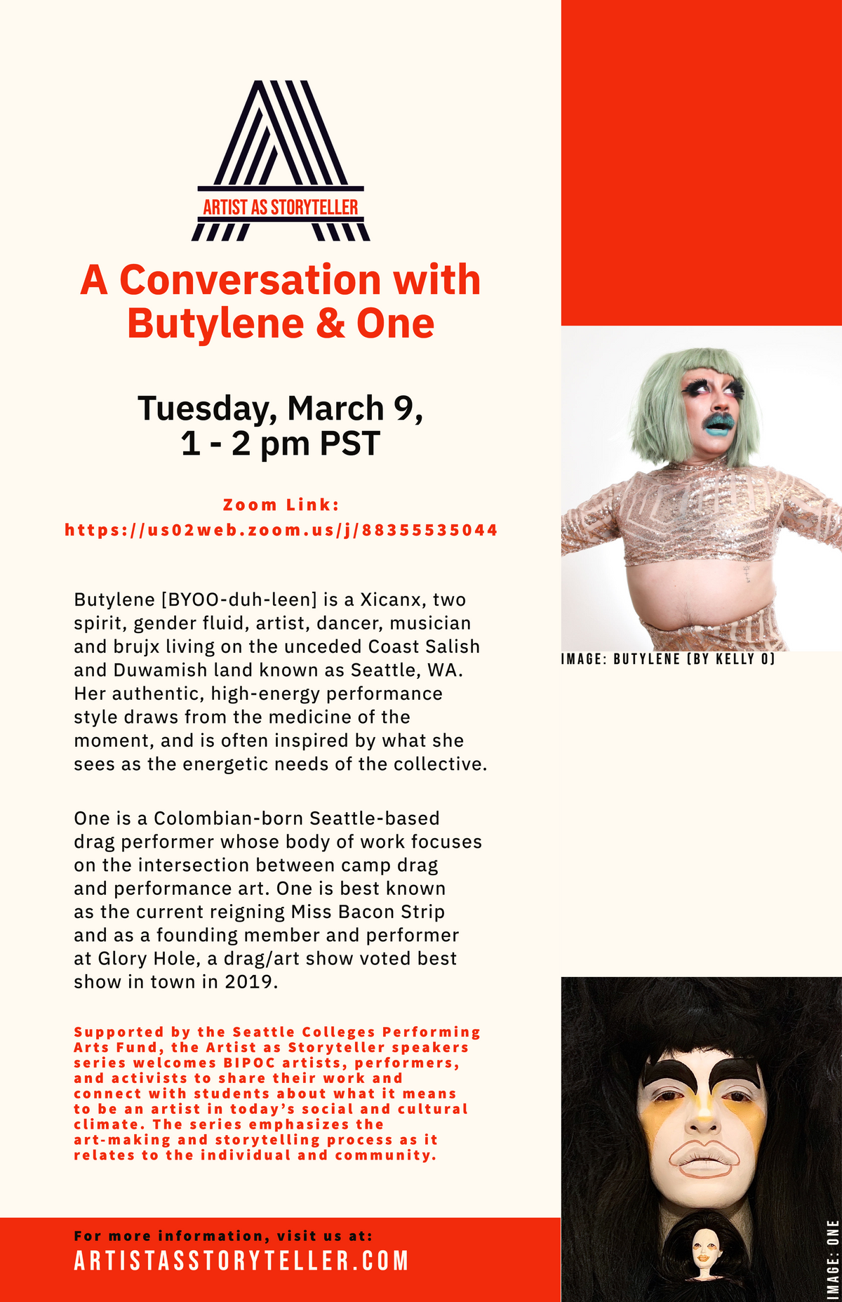 Event Flyers — Artist As Storyteller