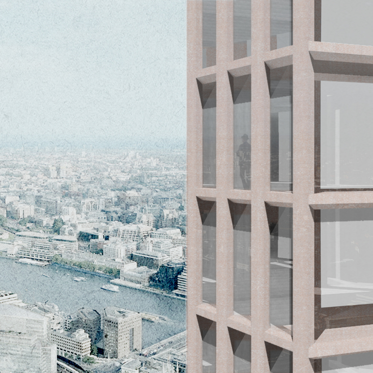 Residential and commercial towers in Southwark, London — Caue Capille