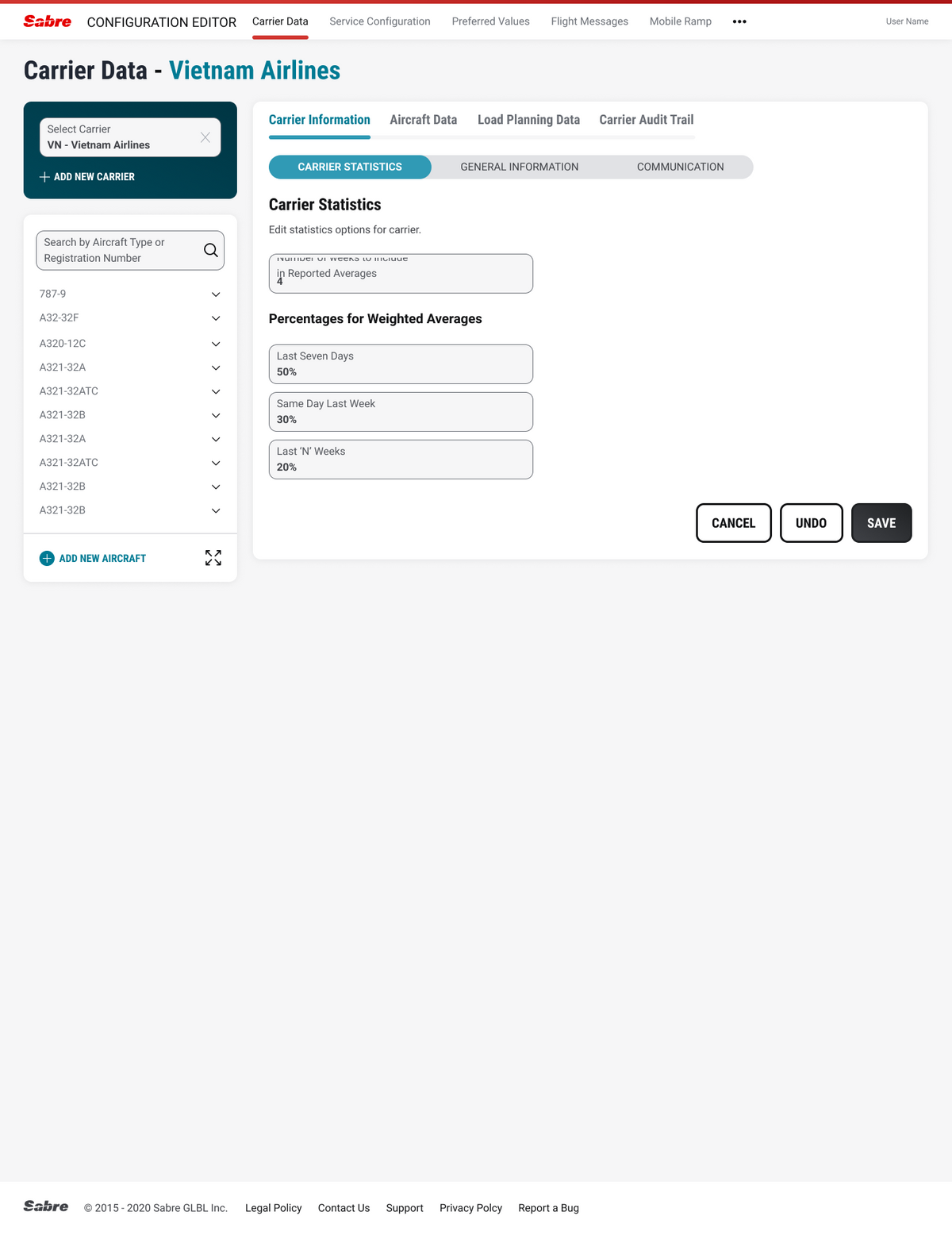 Sabre UX/UI work — RicardoMiranda