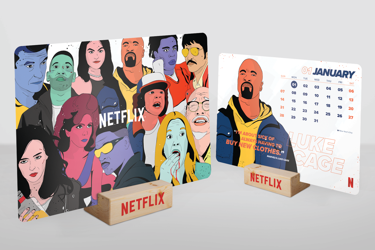 Netflix 2018 Calendar — Shawn Choy