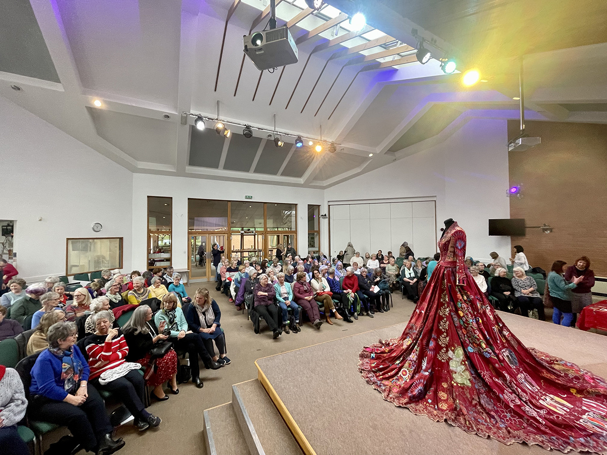 Red Dress display, presentation and workshop, Worcester Threads ...