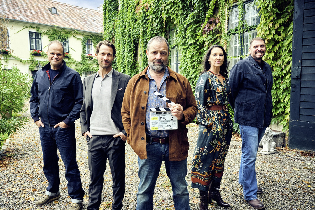 Drehstart LASSER ERMITTELT mit Maria Köstlinger, Inge Maux & Katharina ...