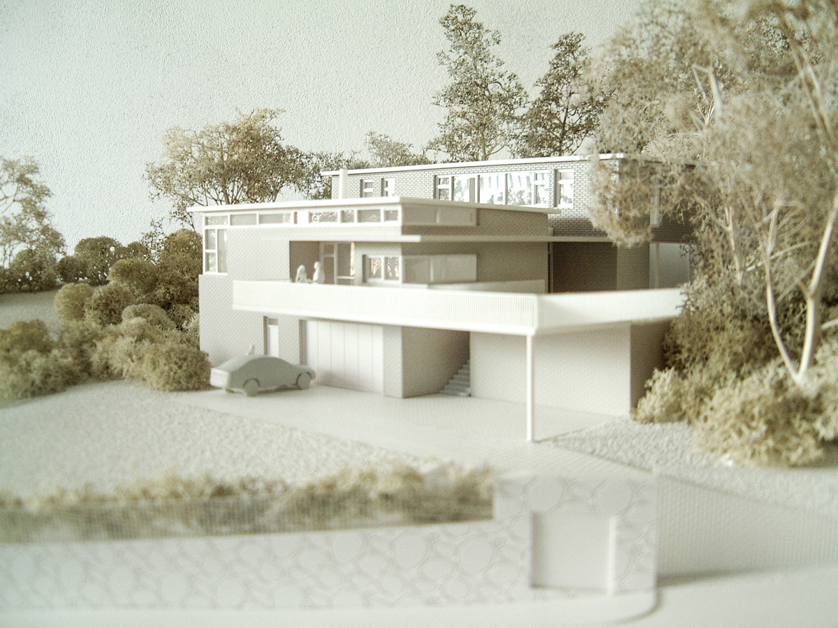 Rodinný dům — PK model architektonické a výstavní modely