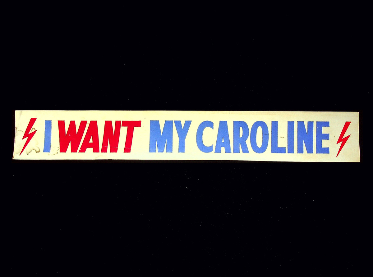 Radio Caroline Sticker — Supporting Material