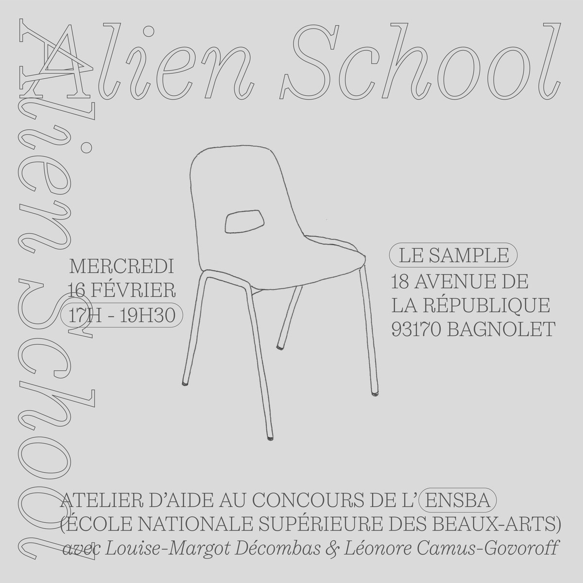 2022 - alien school — Lili Fourmestraux