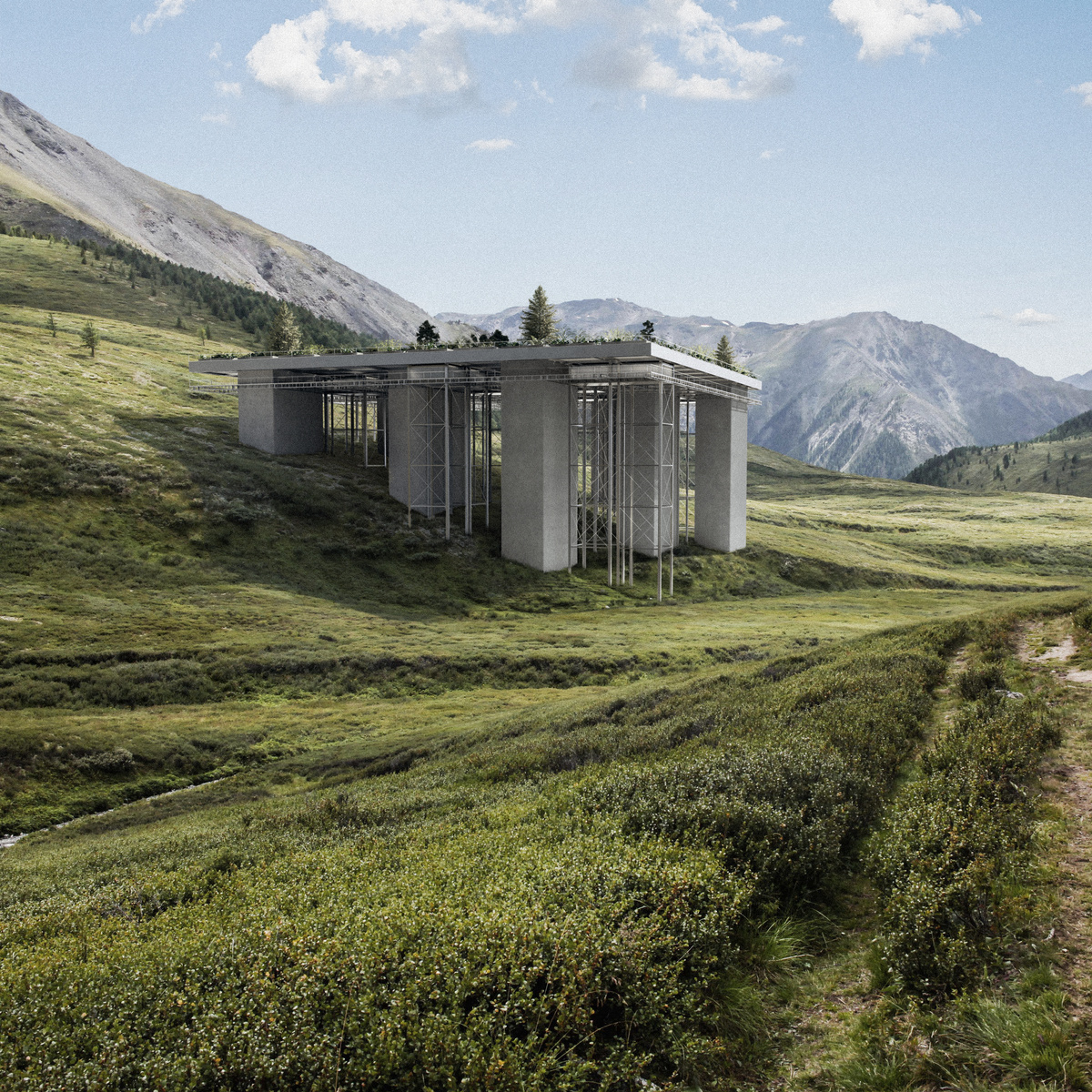 UN DATA CENTER VÉGÉTAL — SELAH CREATIVE OFFICE