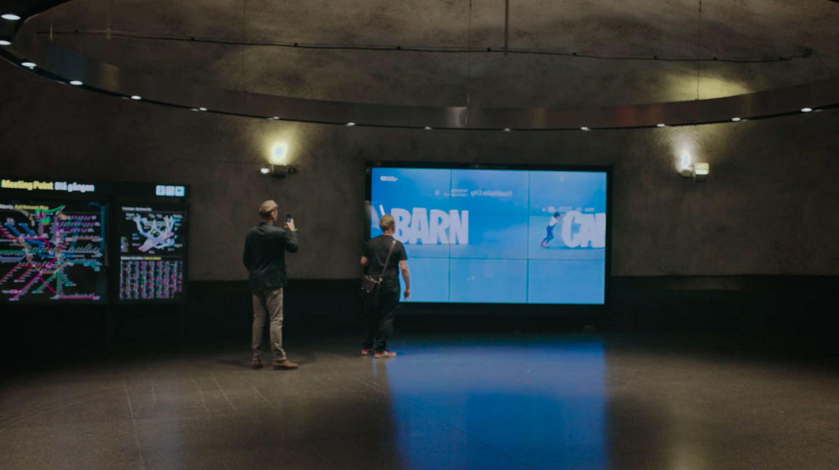 Barncancerfonden - Interactive billboard — DVA - Creative Technology Studio