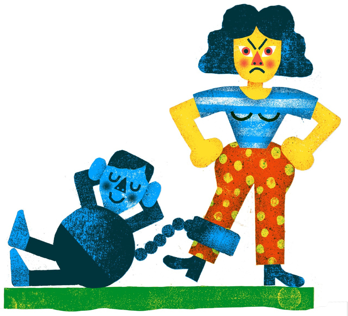 Is Somebody Holding You Back? — Liam Barrett Illustration