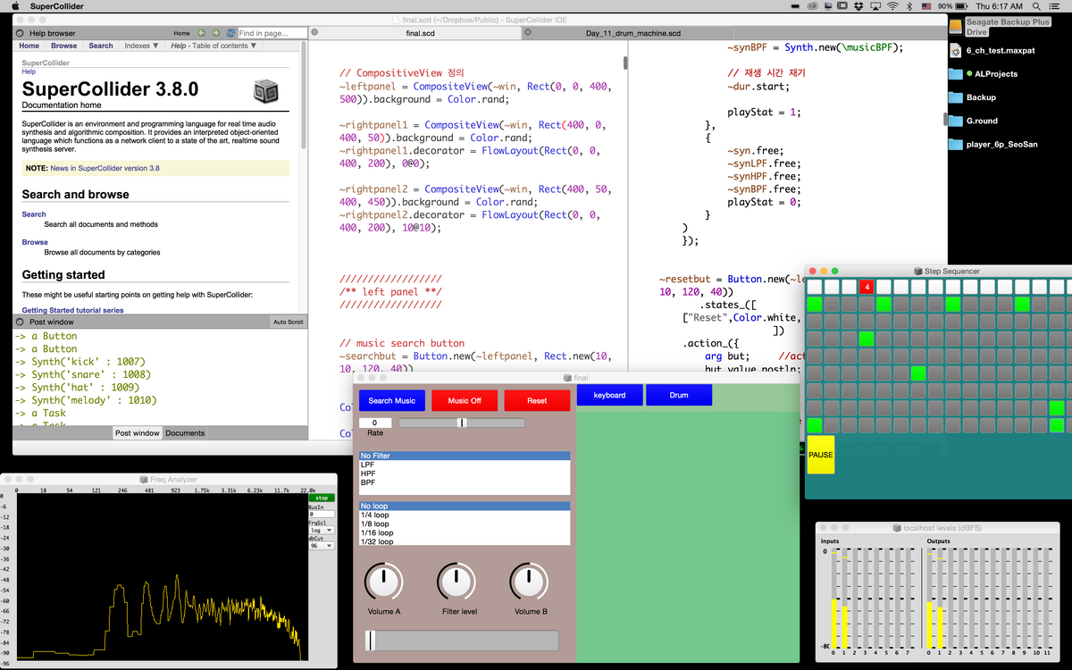 Sound Art in SuperCollider 중급 — WeSA Academy | 위사 아카데미