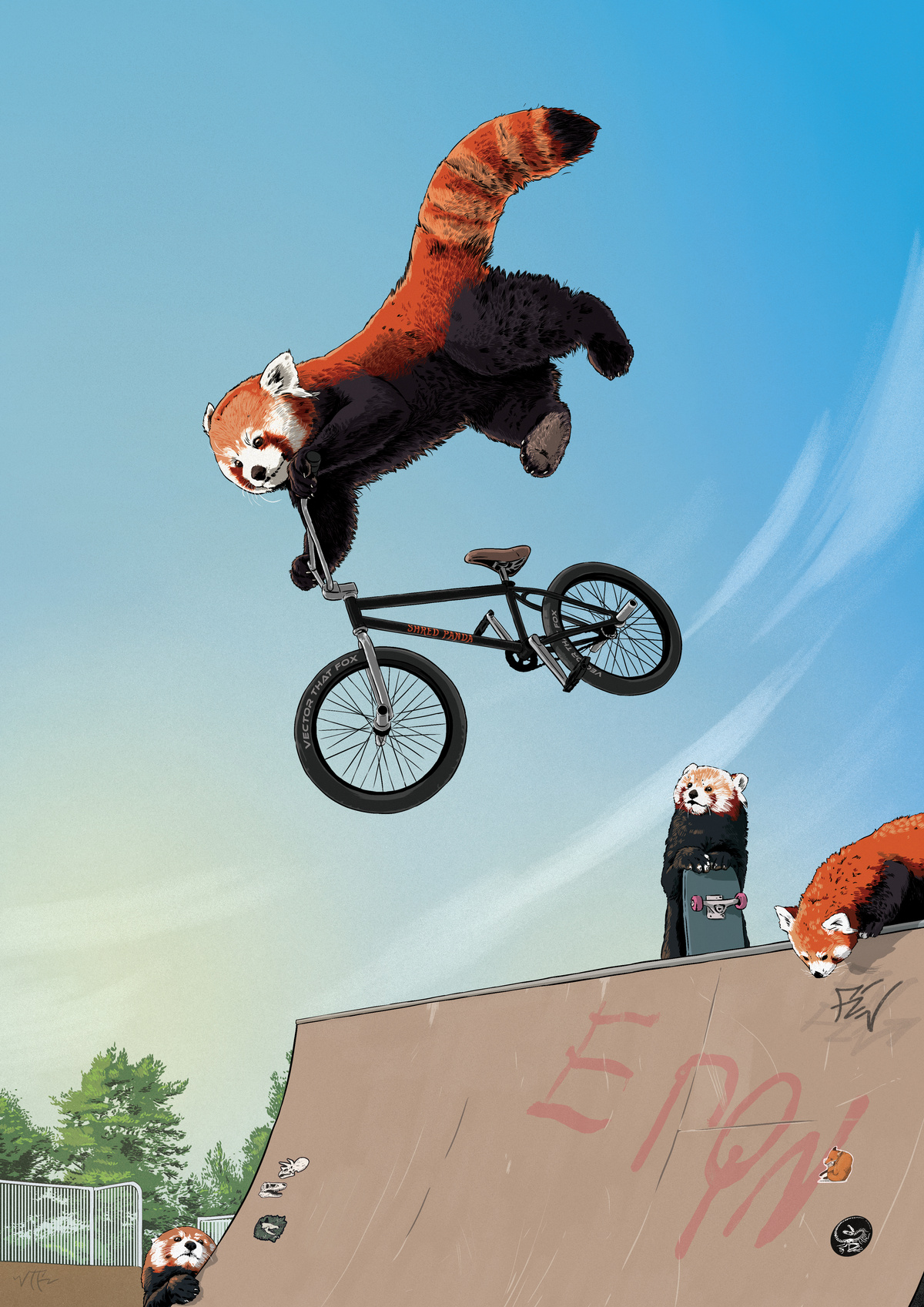 SHRED PANDA — Vector That Fox