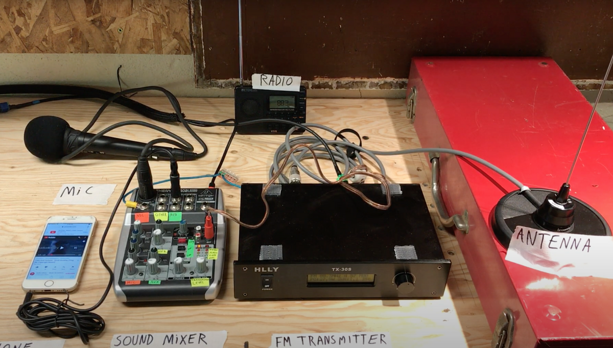 How to use a 25 Watt FM transmitter with a mixer — DistributedSound