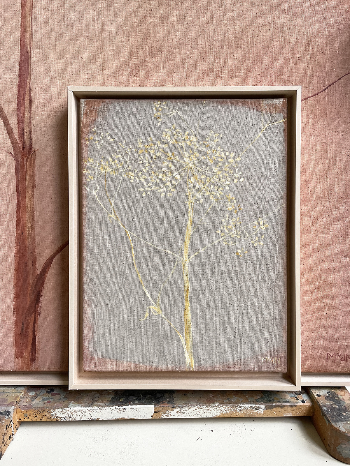 angelica on blue grey — Maartje van den Noort