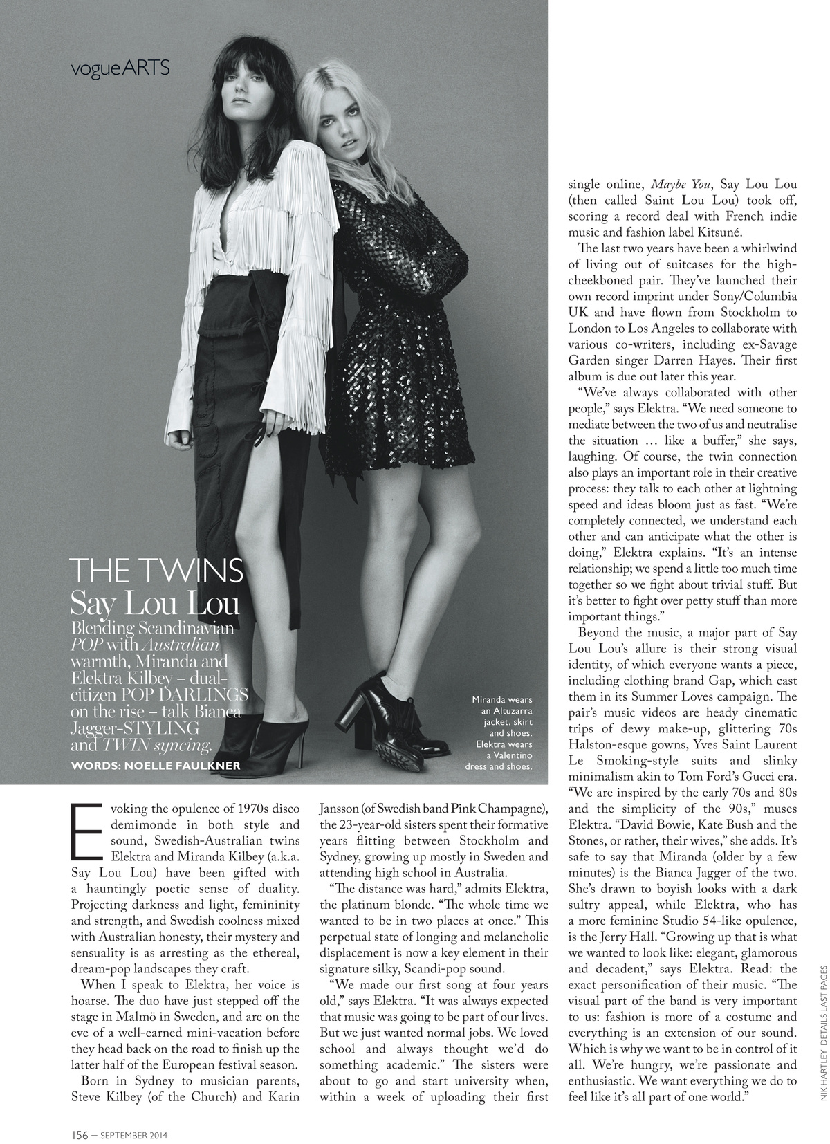 The Twins: Say Lou Lou — noelle faulkner