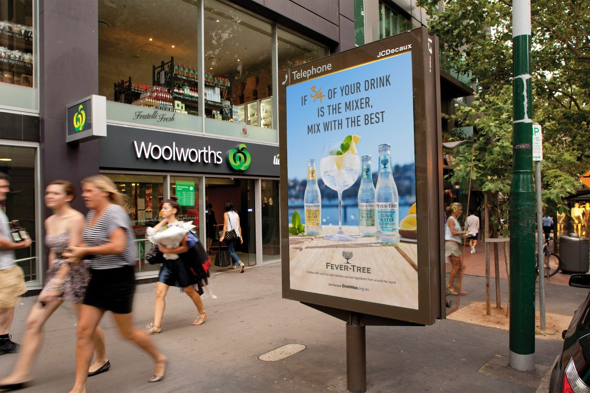 2020 Fever-tree outdoor ad- If ¾ Of Your Drink Is The Mixer, Mix With ...