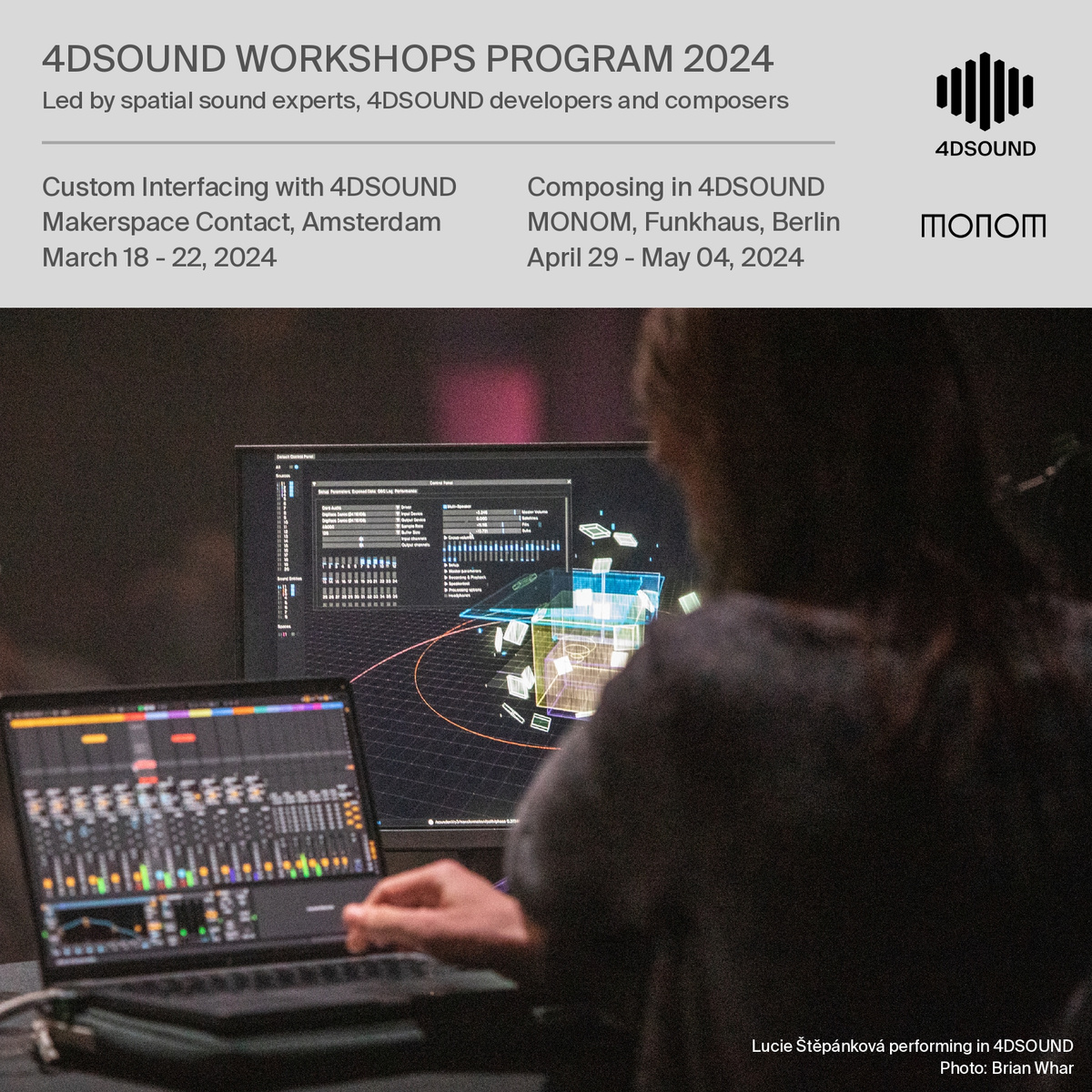 4DSOUND Workshops Program 2024 — 4DSOUND