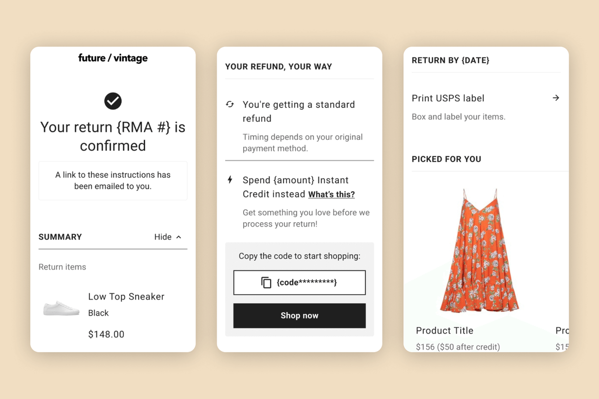 Confirmation Page Redesign Details — Renae Nicole Rodriguez