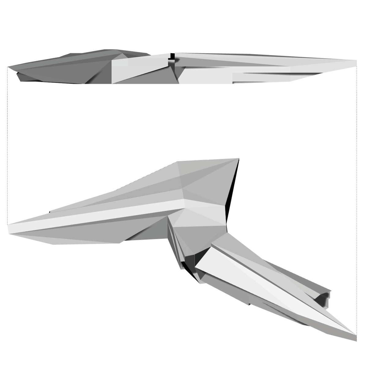 Origami Architecture Concept Model — Cheolmin Kim