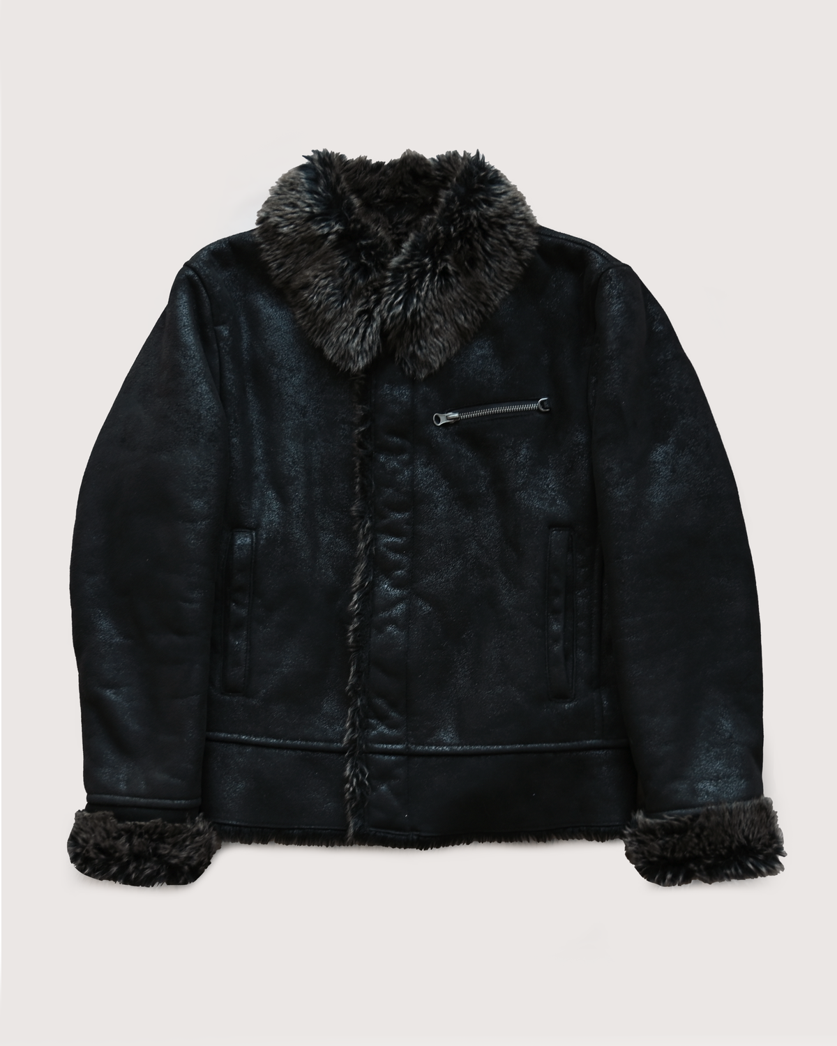 Semantic Design Faux Fur Jacket — PROVOKE