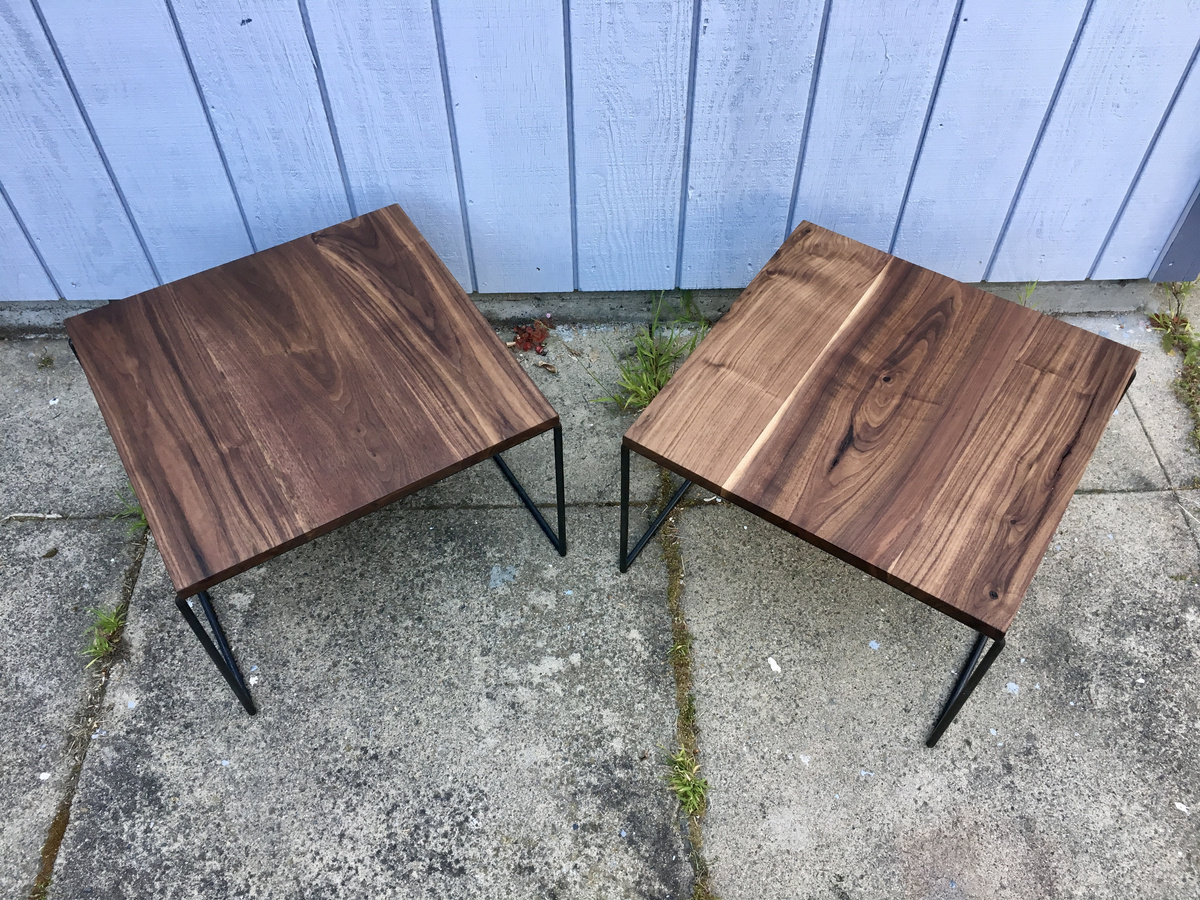 Black Walnut Side Tables — Ambrose Woodworks