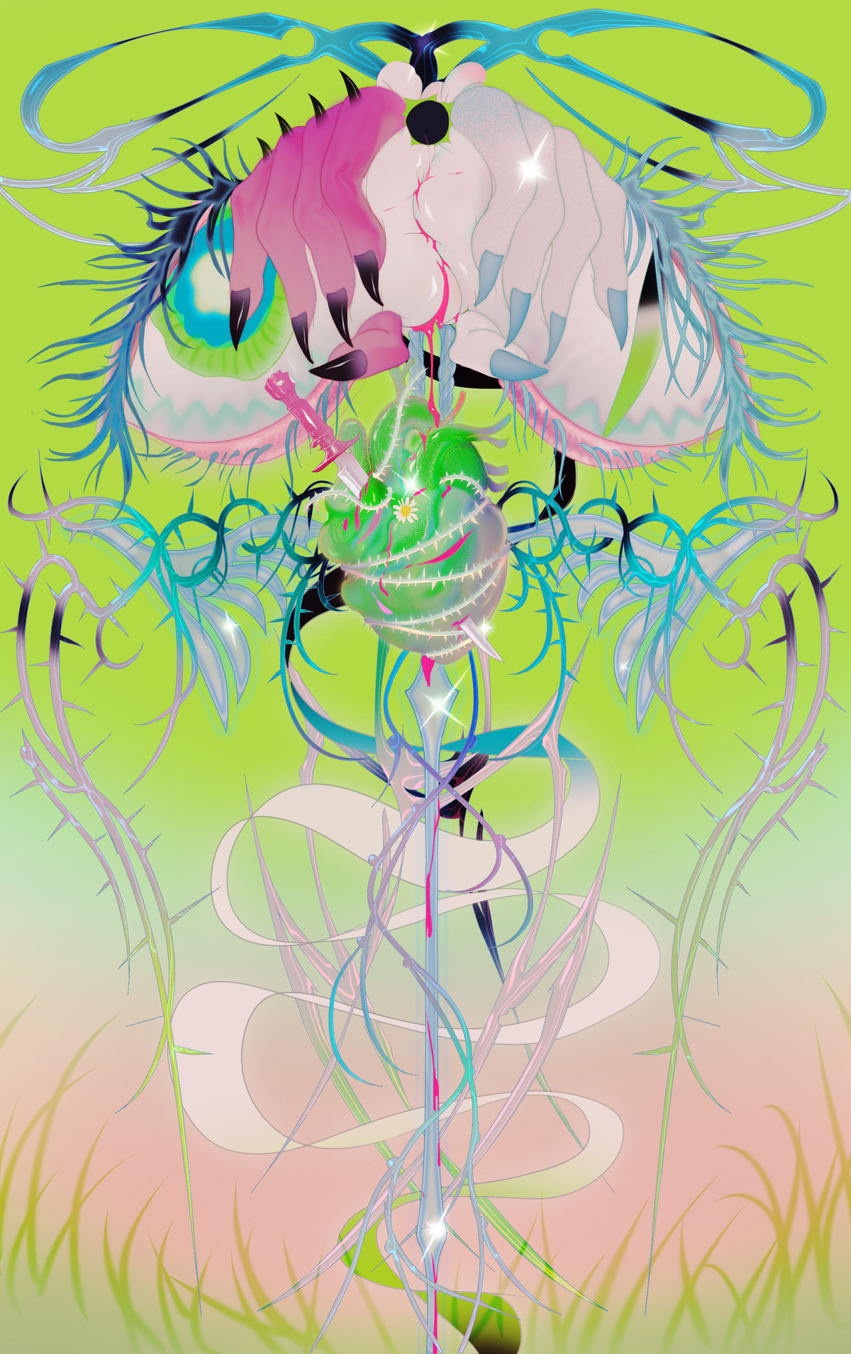 Sick Grass Grows from the Past — VoidSpecies Garden ☽虛空种园