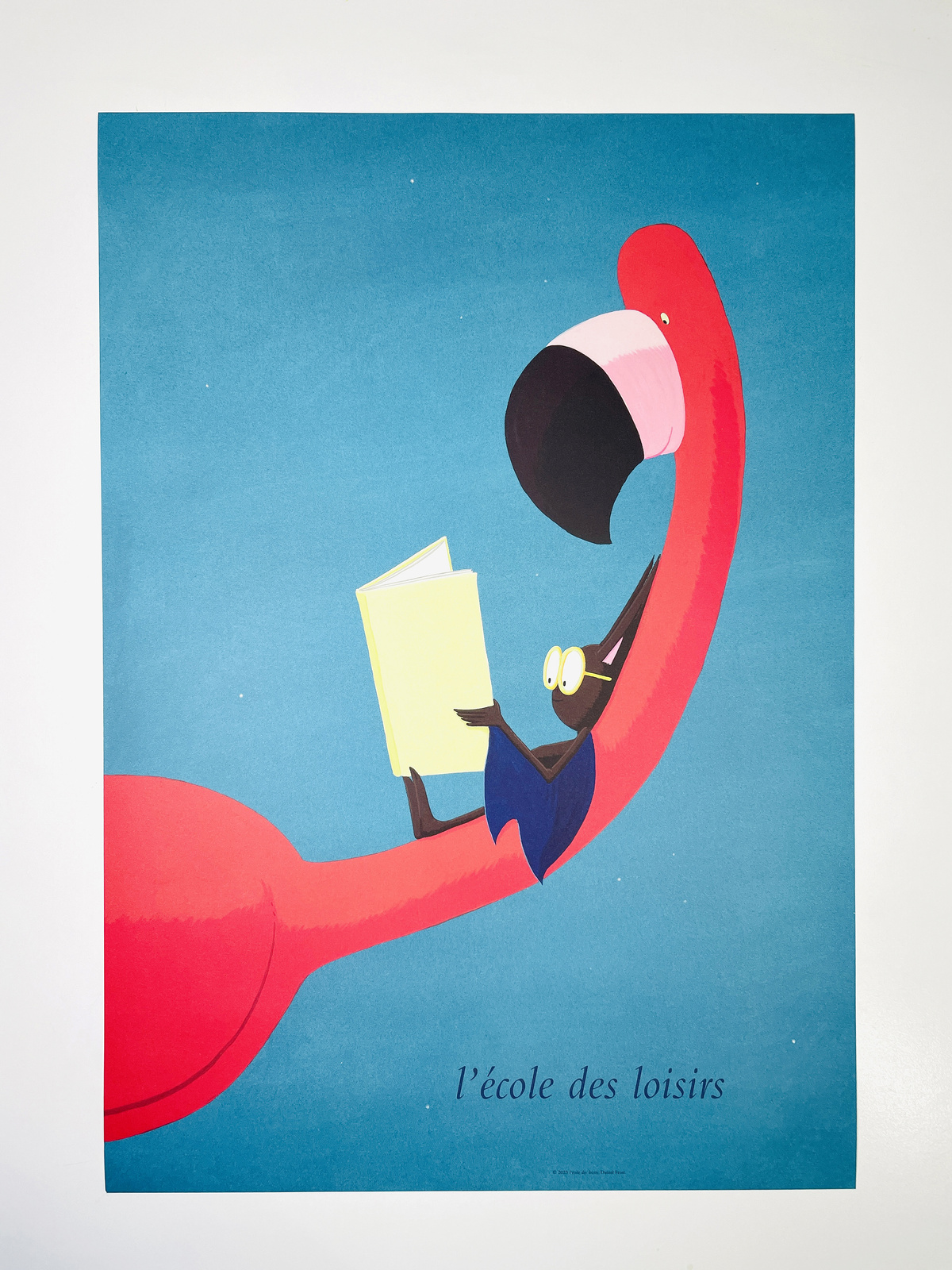Bat and Flamingo Poster — Daniel Frost Bat and Flamingo Poster — Daniel Frost