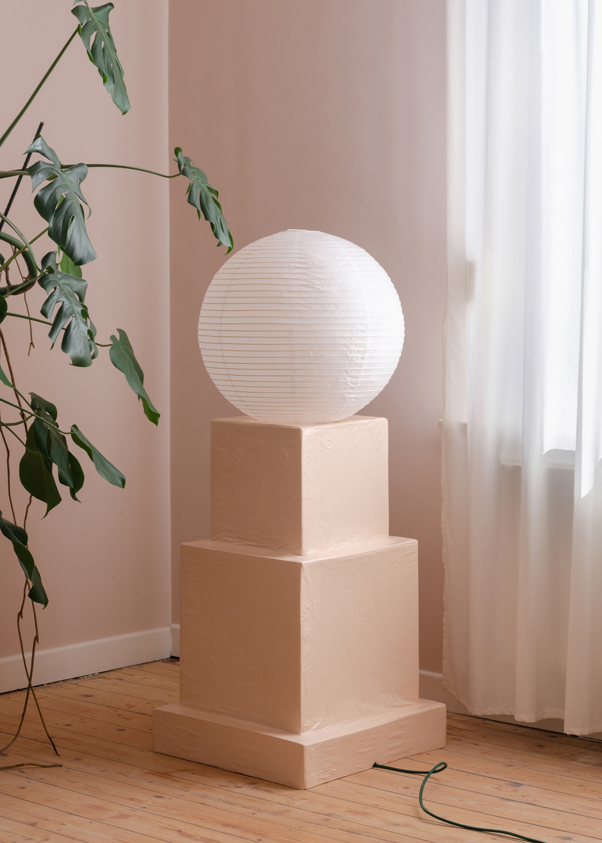 rice paper lamps — Axelle Vertommen