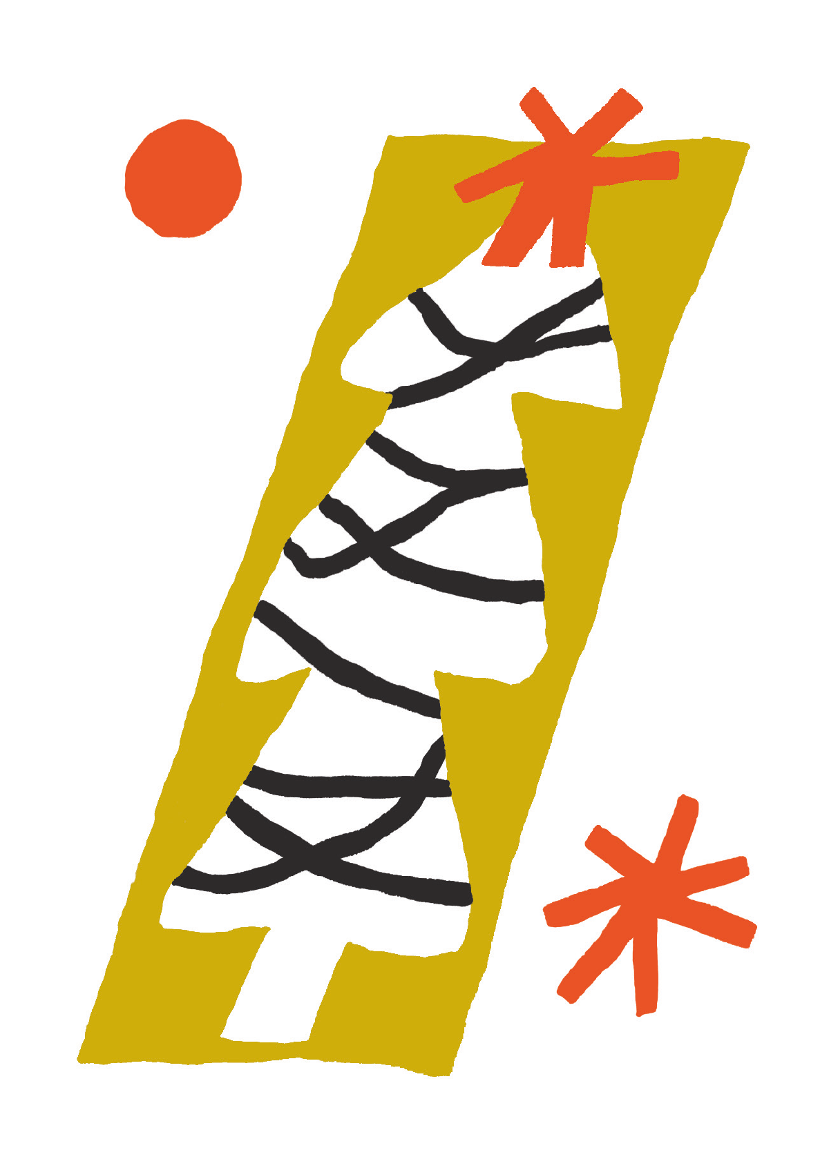 Christmas Screenprint — Fien Rijks // Illustrator