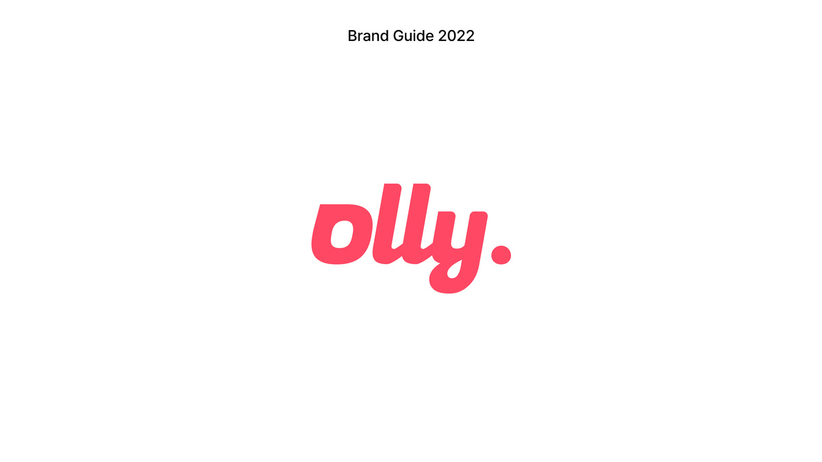 Olly Brand Guide — EffieRyu