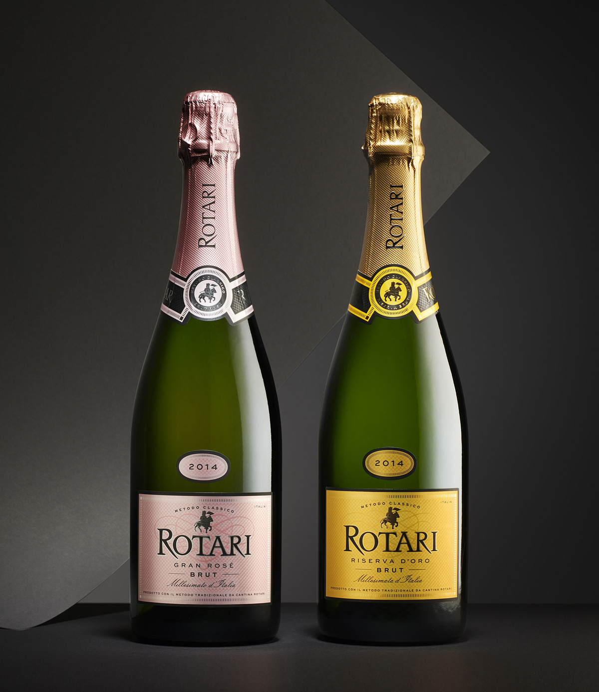 Rotari Rebranding Label Design — Goldstorm