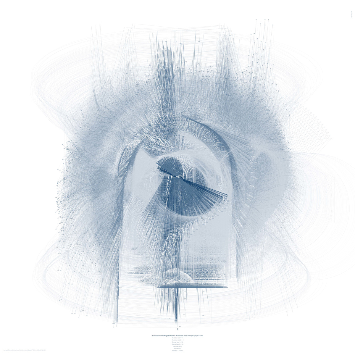 The Two Dimensional Orthographic Projection of a Semicircle onto an ...