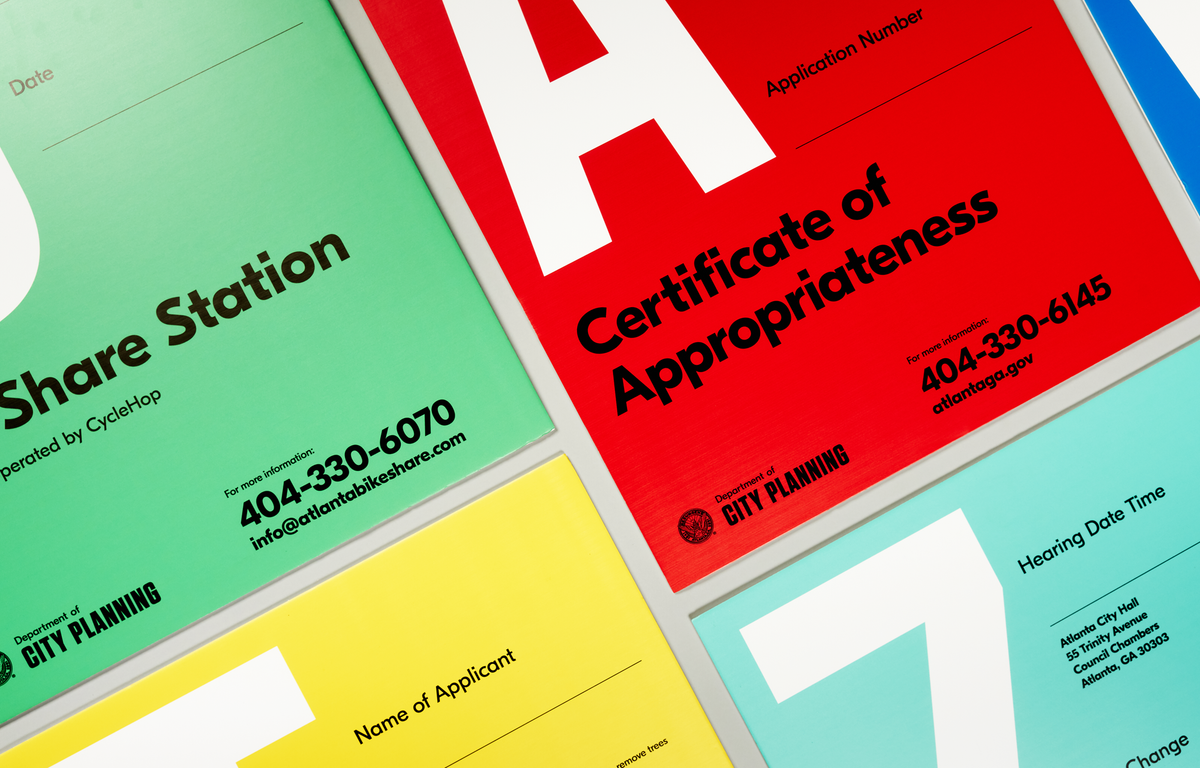 Atlanta Public Notice Signs — Brian Paul Nelson, LLC