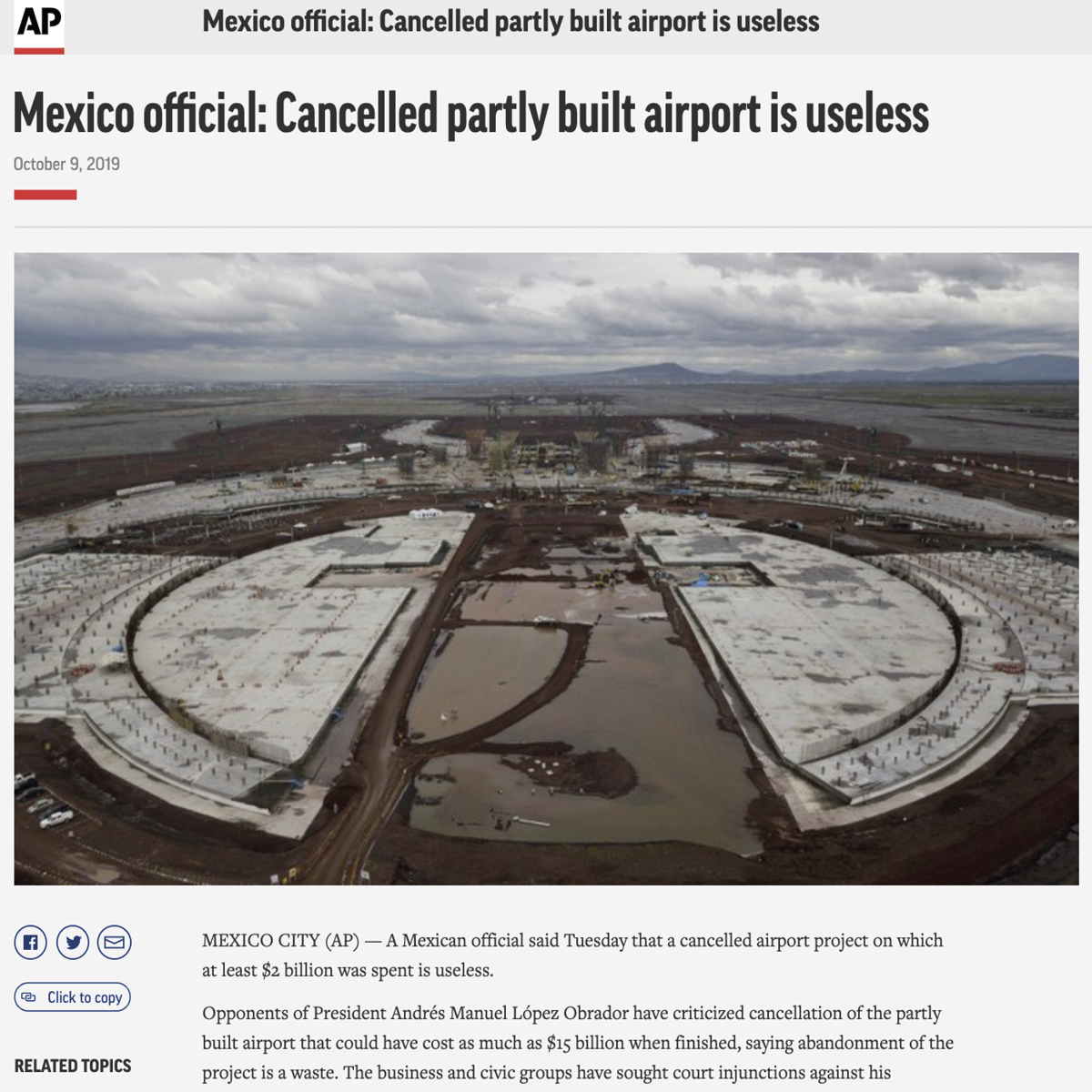 Texcoco Airport — Project Global — The Berlage