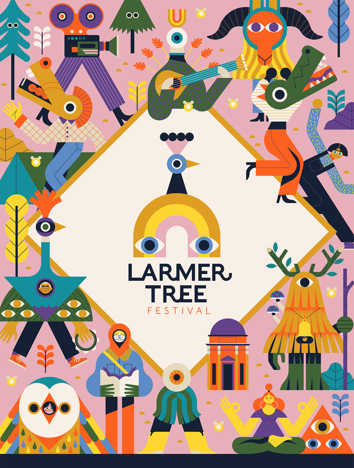 Larmer Tree — Owen Davey Illustration