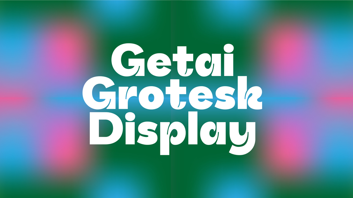GETAI GROTESK — Sylvester Tan — Graphic Design & Branding