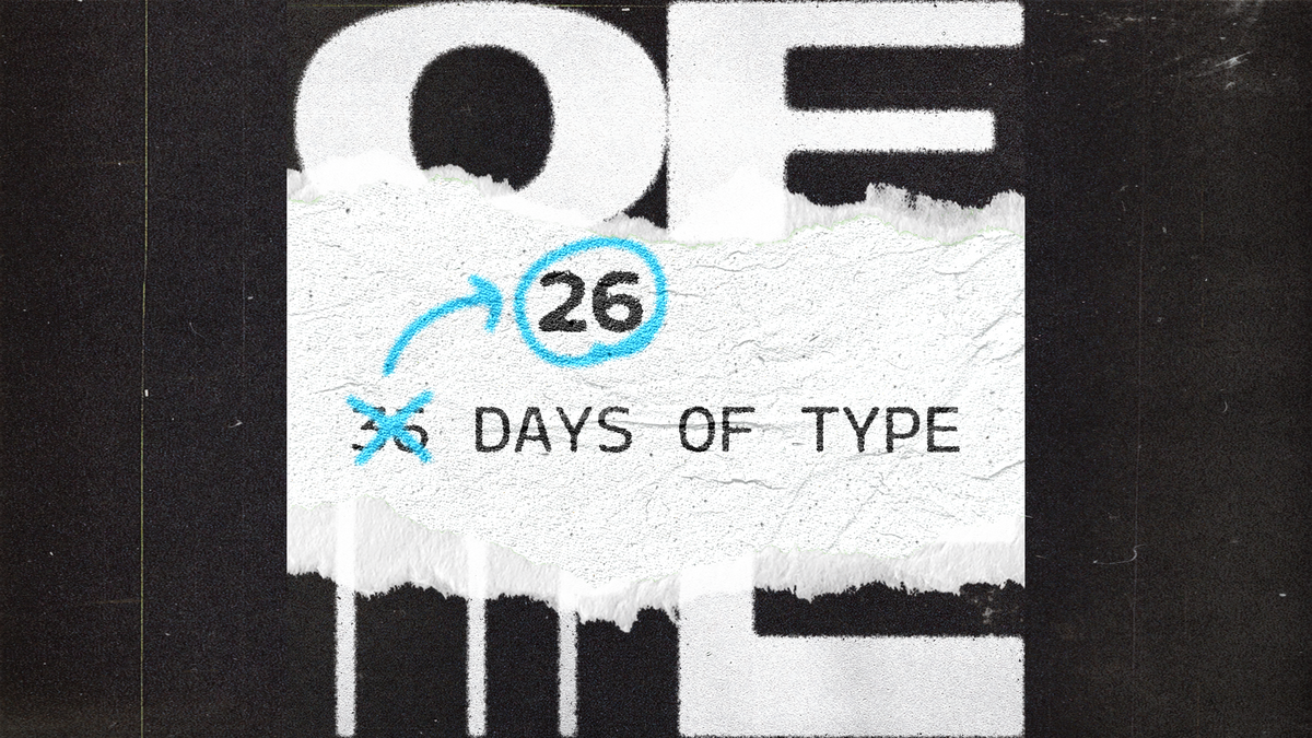 36 Days of Type 2023 — Peng Hsiang - Motion Designer