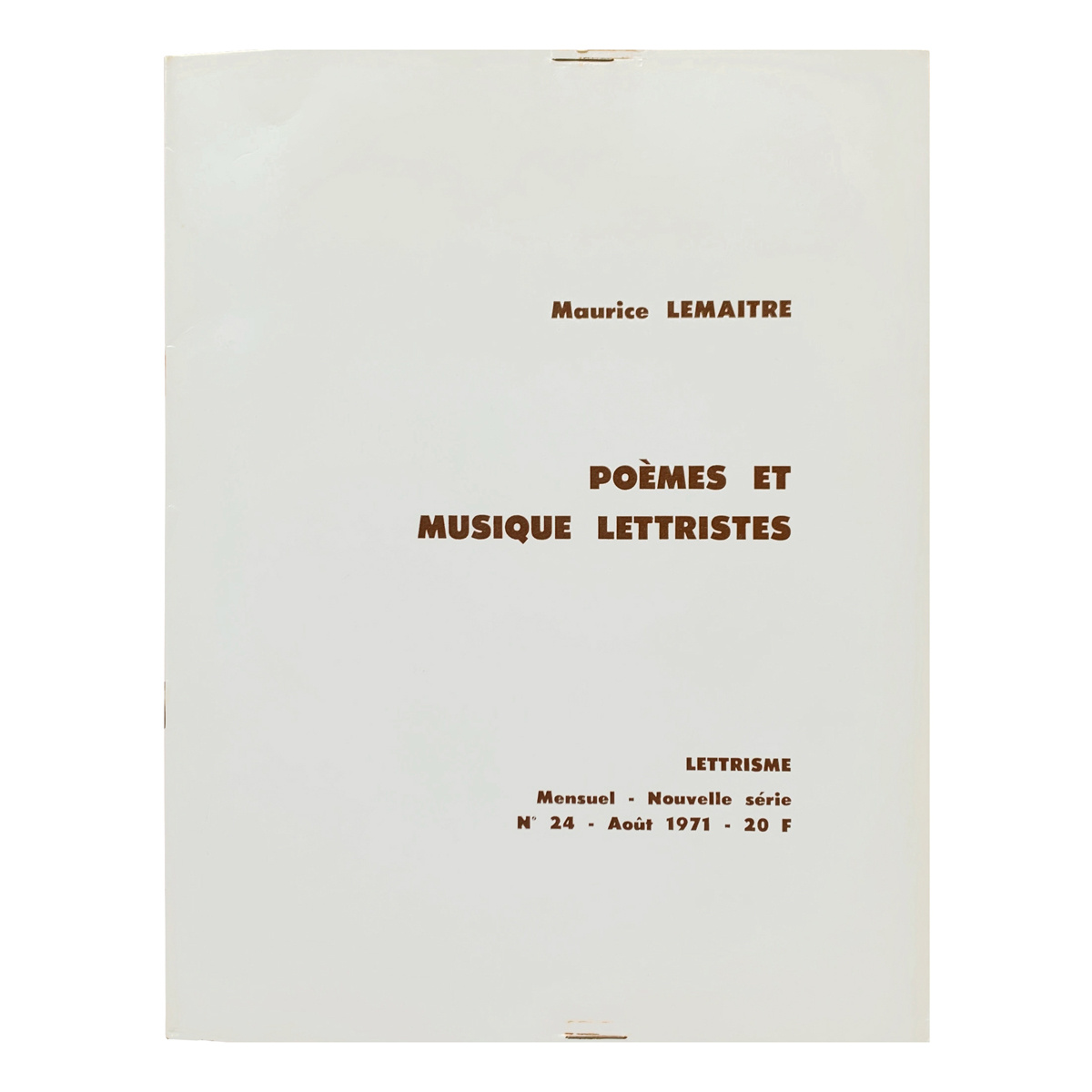 Lettrisme — midcenturyclassical