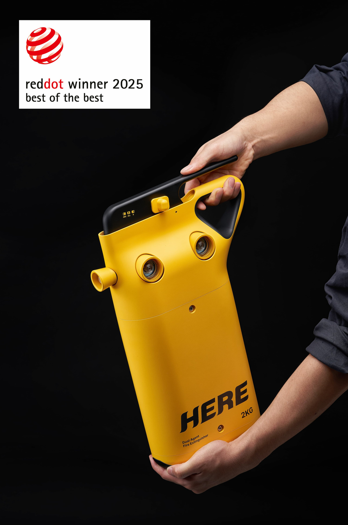 HERE, RED DOT best of best 2025 — foundfounded