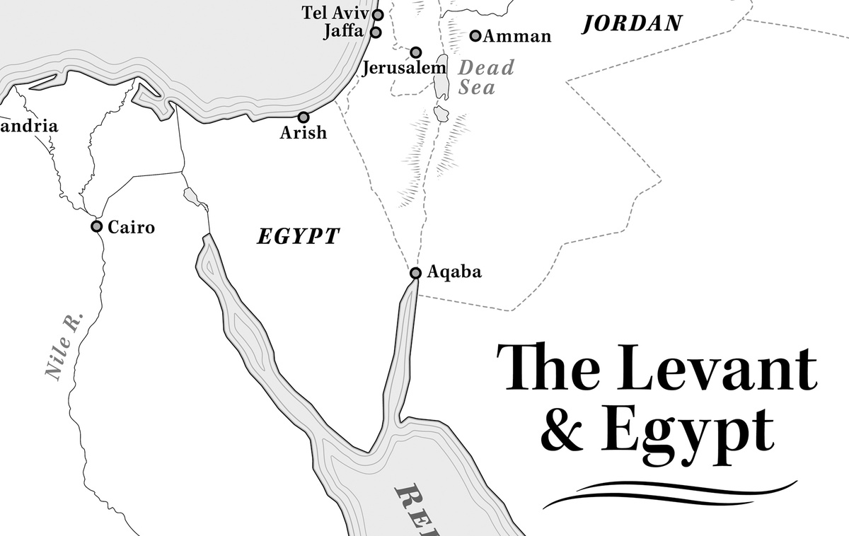 The Levant and Egypt: Map — Meredith Sadler Online