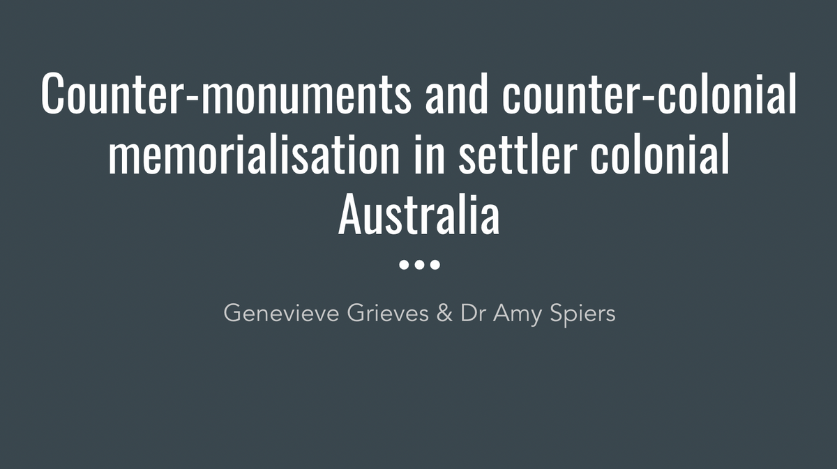 Counter-monuments webinar — Amy Spiers