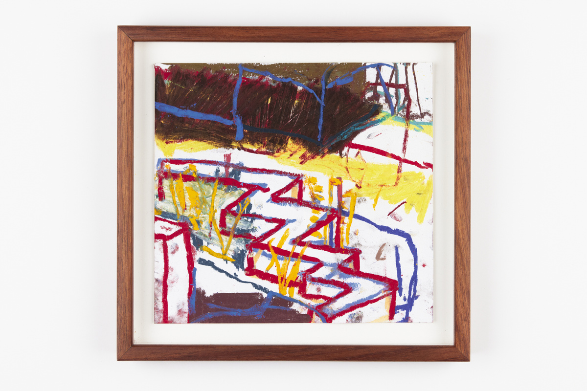 Blue wall, pink chair — Sean Crowley