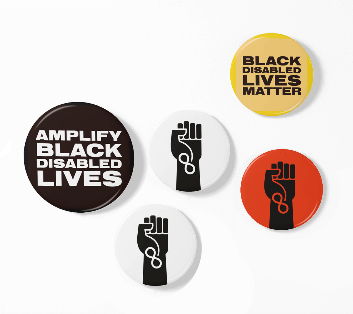 Neurodiversity/Disability Solidarity Button Set — jenwhitejohnson.com