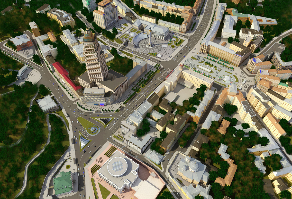 European square — A. Pashenko Architects