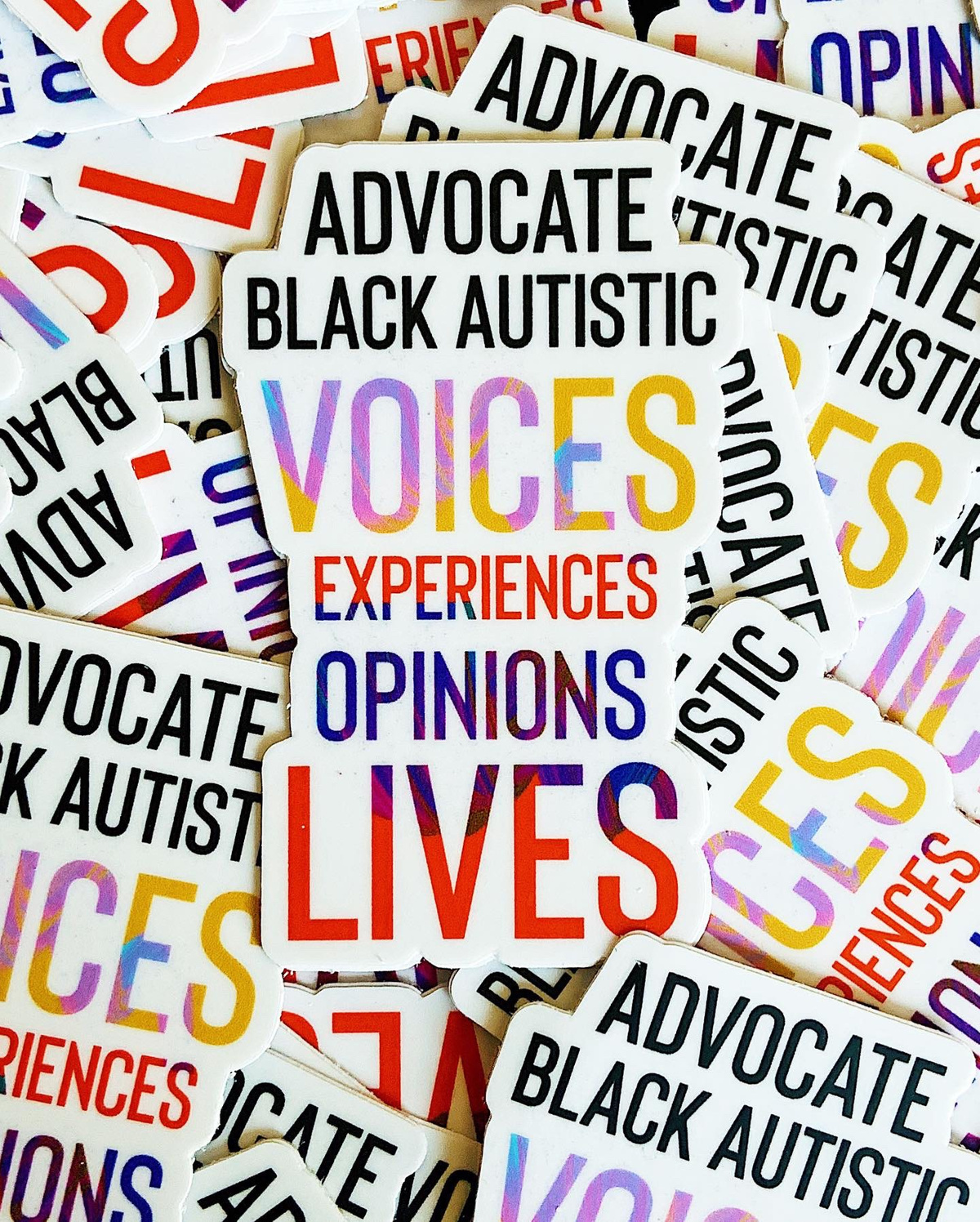 Autistic Black Advocacy Stickers — jenwhitejohnson.com