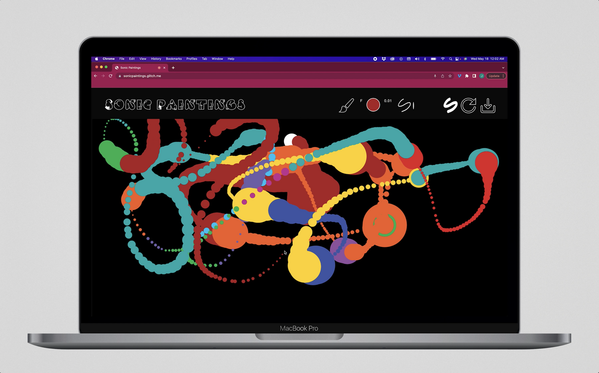 Sonic Paintings - Sound Reactive Drawing Tool — Jessie Liang Designs