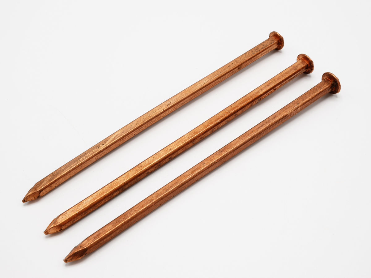 Square Copper Boat Nails — The Wooden Boatshop Sorrento Australia