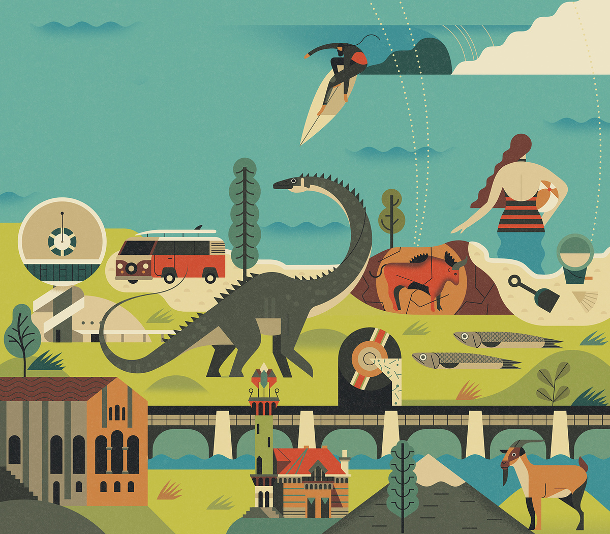 Guardian Maps — Owen Davey Illustration