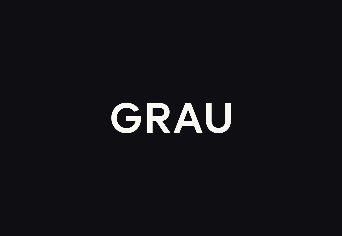 Minimal Brand Identity for GRAU Designed To Be a Carrier of Meaning by ...