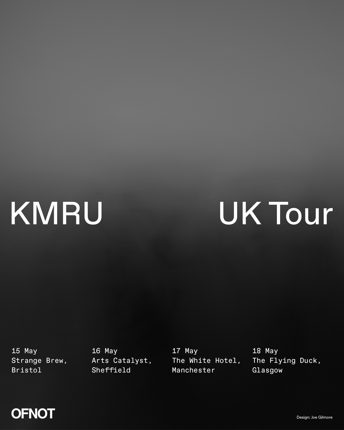 UK TOUR — KMRU