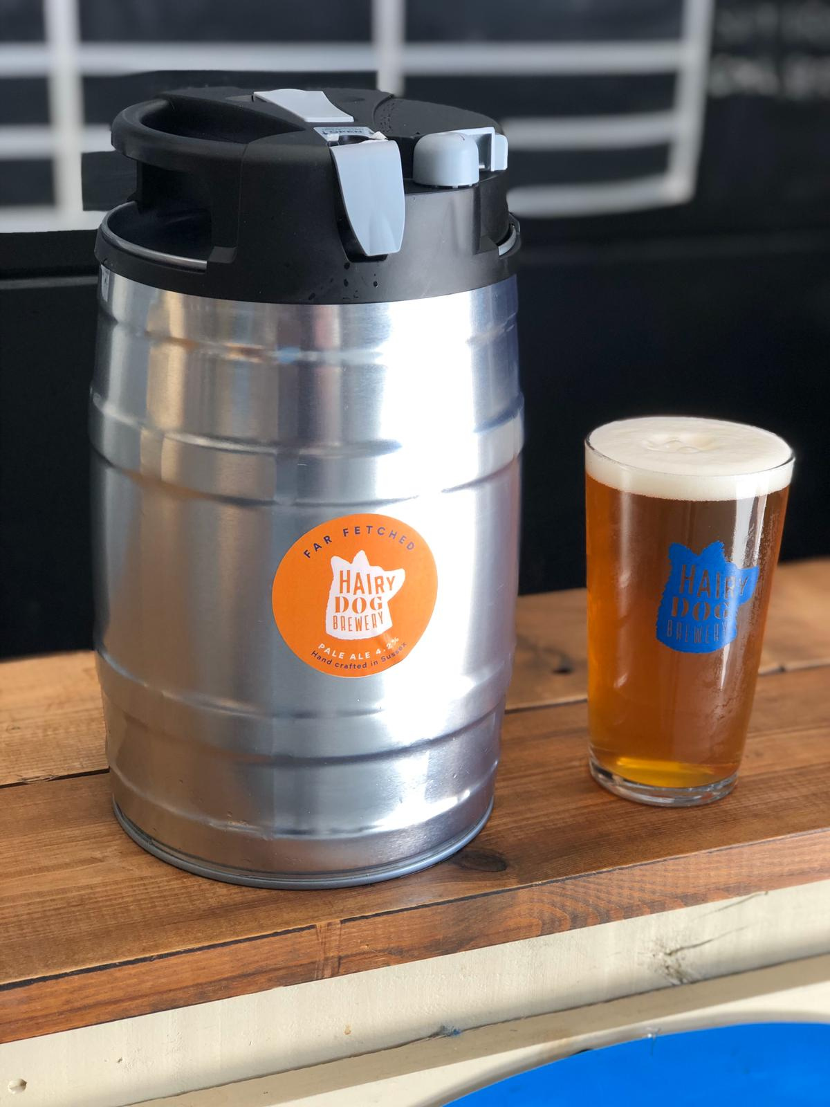 Far Fetched Pale Ale 5 litre mini-keg — Hairy Dog Brewery